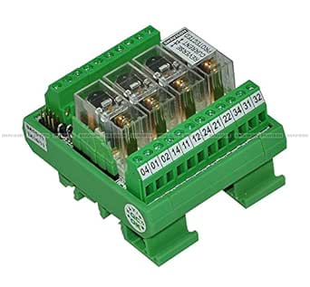 Shavison Relay Module AS363-24V-OE, 1C/O, 4 Channel, 24VDC Coil, OEN ...