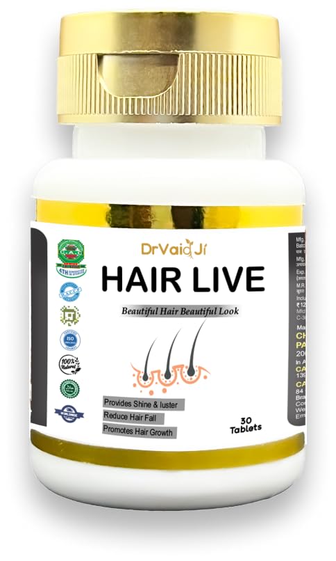 Buy DrVaid Ji Hair Live Tablet (30 Tablets) Online at Low Prices in ...