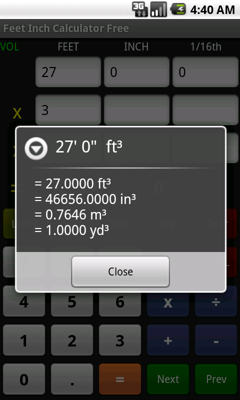 Feet Inch Calculator Free:Amazon.com:Appstore for Android
