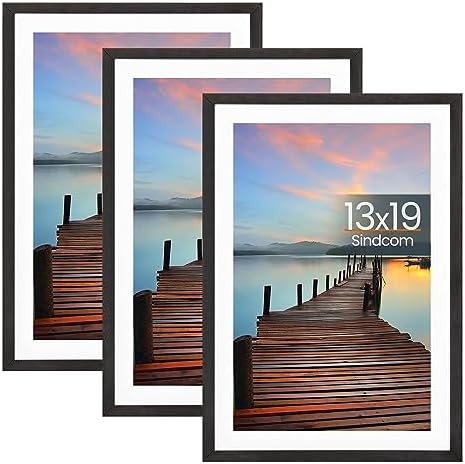 Amazon.com - Sindcom 13x19 Picture Frame 3 Pack, Poster Frames with ...