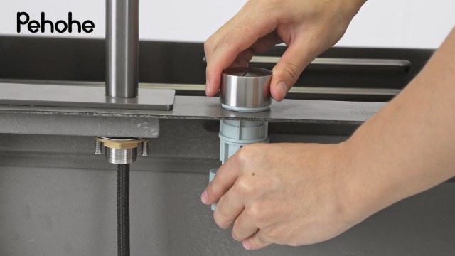 Watch Pehohe waterfall kitchen sink installation steps on Amazon Live