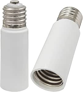Amazon | E-Simpo 2個入 PBT 口金延長アダプターE39-E39 E39→E39電球延長アダプター e39 変換ソケット (L148mm) | E-Simpo | 口金変換 ...
