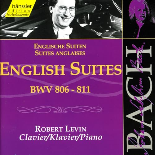 Amazon.com: Bach, J.S.: English Suites, Bwv 806-811 : Robert D. Levin ...