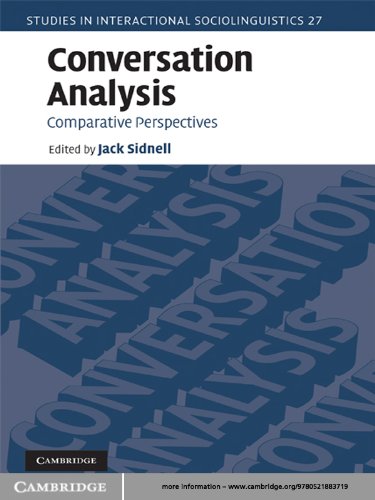 Amazon | Conversation Analysis: Comparative Perspectives (Studies in ...