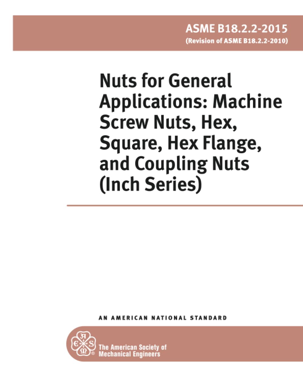 ASME B18.2.2-2015: Nuts for General Applications: Machine Screw Nuts ...