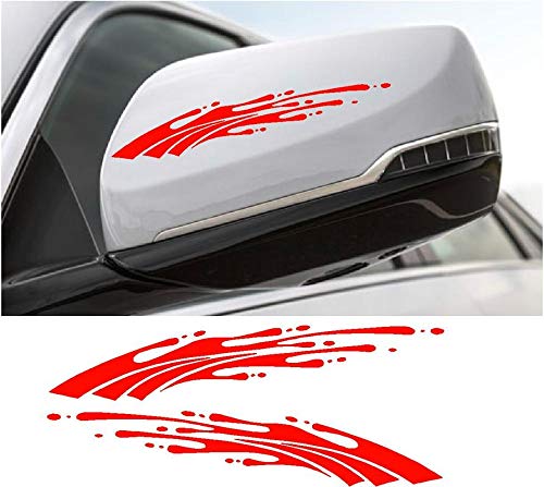 LYOMAN® 2Pcs Car Rear View Mirror Car Sticker Exterior Scratches ...