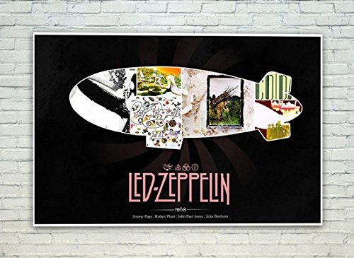 Posterskart Led Zeppelin Album Covers Poster for Room 300 GSM Matte ...