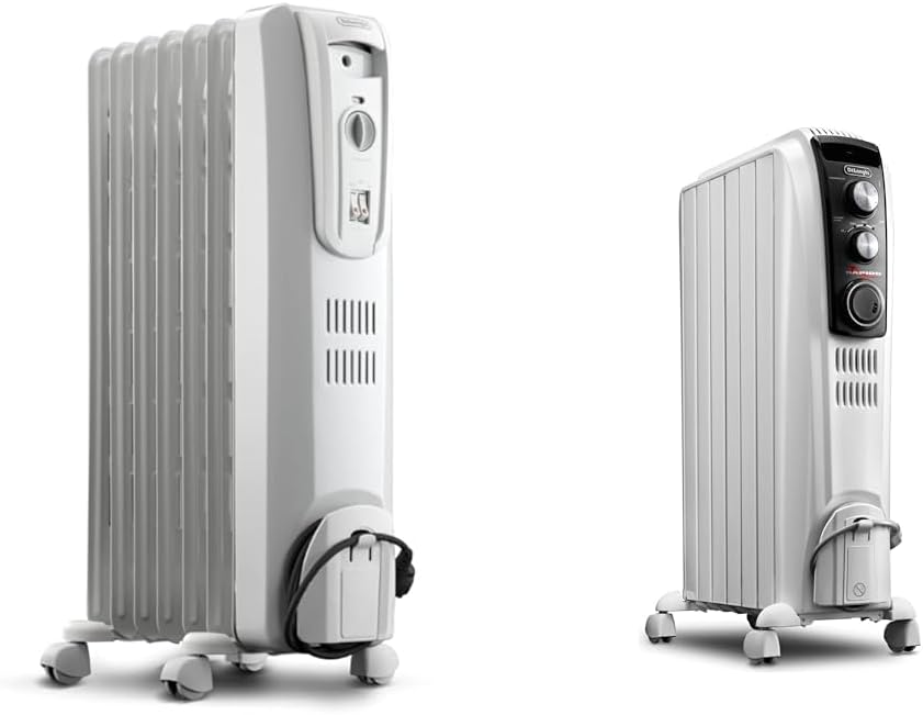 Amazon.com: DeLonghi Oil Filled Radiant Heater, 1500W Electric Space ...