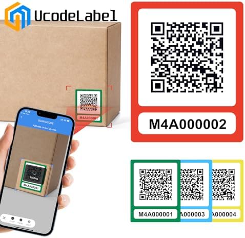 Amazon.com : YunBo QR Code Labels Scannable Stickers for Storage Bins ...