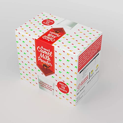 Amul Camel Milk Powder : Pack of 10 Sachets 25gm Each - Price History