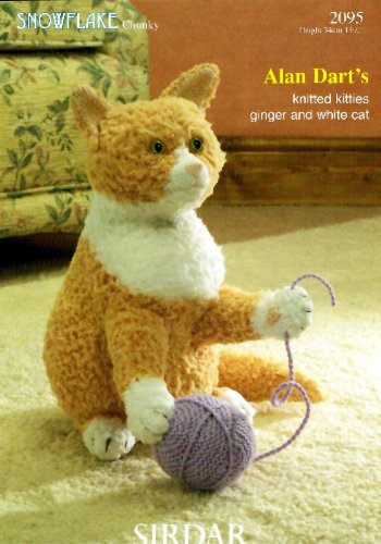 Alan Dart's Knitted Kitties: Ginger and White Cat (Sirdar Knitting ...