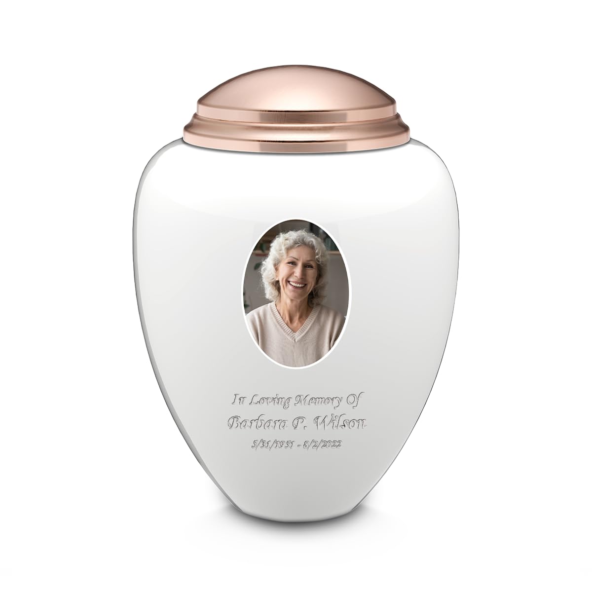 Amazon.com: GetUrns Tribute - Personalized Adult Picture Urn for Human ...