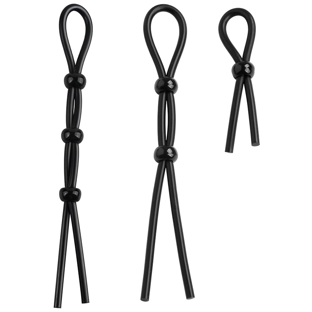 Amazon.com: FST 3Pcs Silicone Penis Ring Set Adjustable Cock Rings with ...
