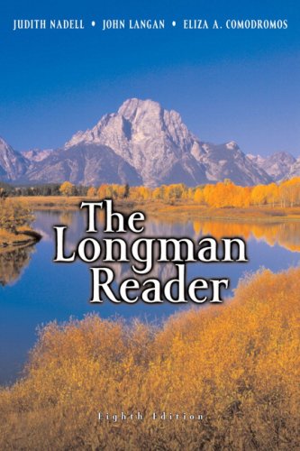 Amazon.com: The Longman Reader, 8th Edition: 9780321481733: Nadell ...
