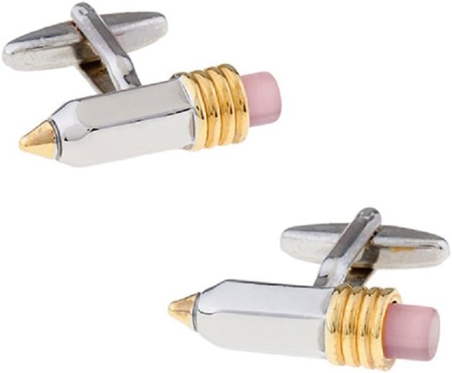 Amazon.com: MRCUFF Pencil School Teacher Architect Pair Cufflinks in a ...