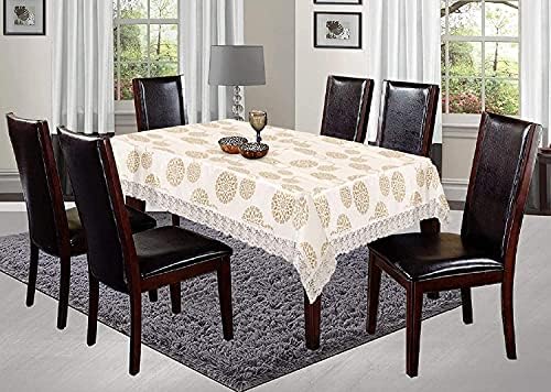 Buy Kuber Industries Dining Table Cover 6 Seater|Water Proof Plastic ...