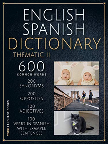 Amazon.com: English Spanish Dictionary Thematic II: 600 common words ...