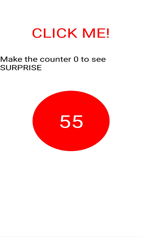 Click Me! : The Button with a Surprise - App on Amazon Appstore