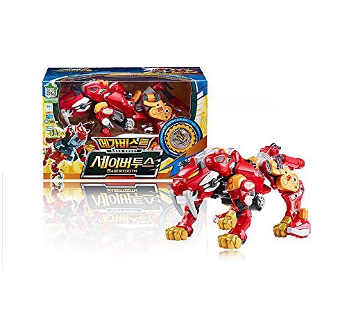 Buy YOUNG TOYS BIKLONZ Mega Beast Sabertooth Transforming Robot ...