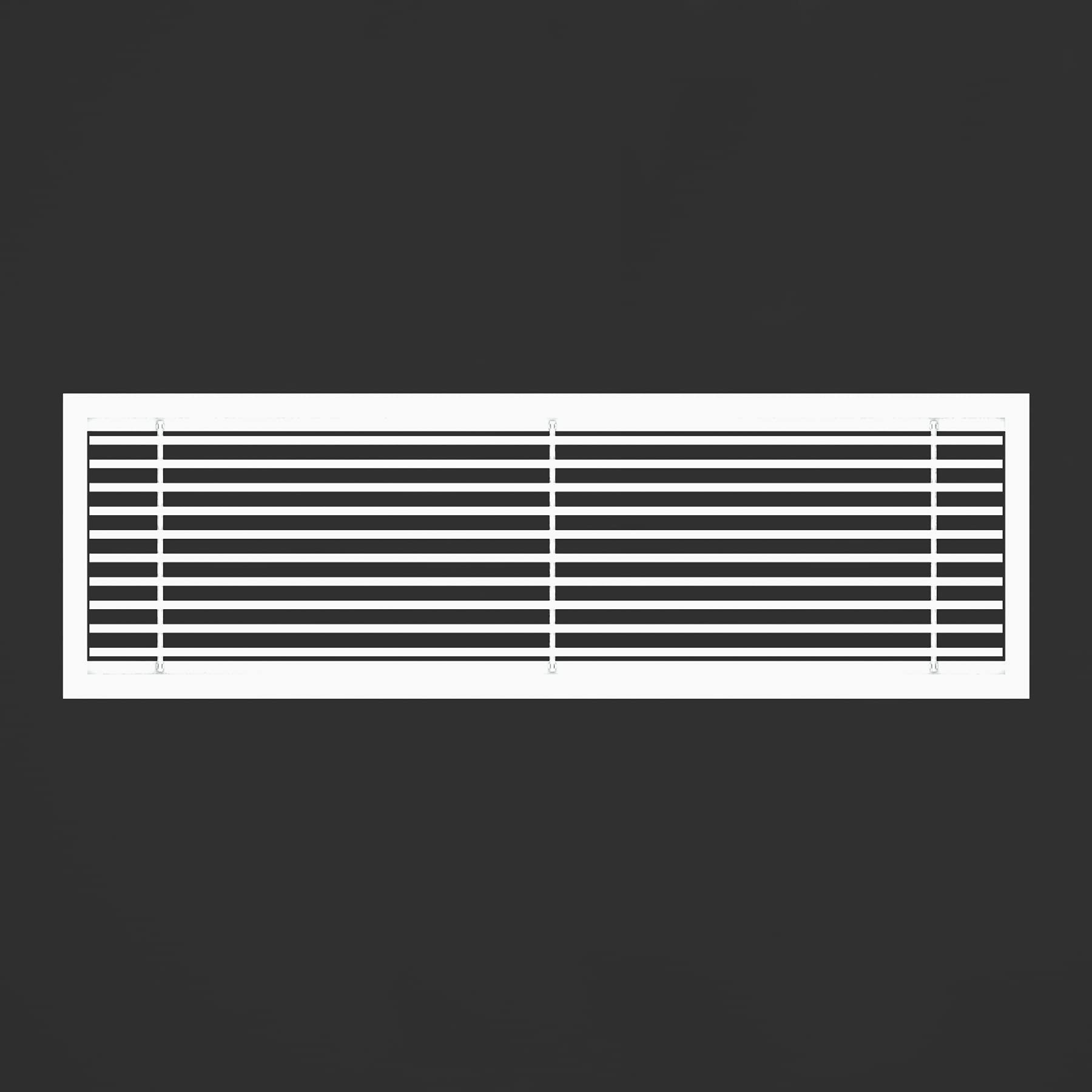 Buy LBG Products 16" X 6" Air Grille, Aluminum Linear Bar Grilles ...