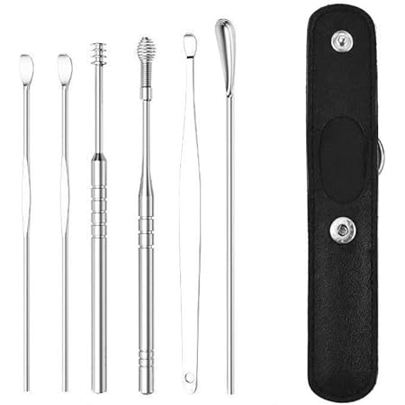 Amazon.com: 6pcs Spring Earwax Cleaner Tool Set - Spiral Design ...