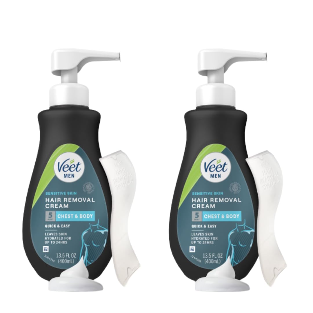 Amazon.com : Veet Sensitive Skin Dermatologically Tested 13.5 Fl Oz. 5 ...