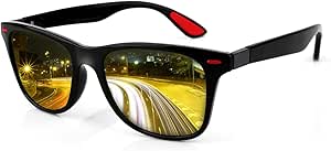 Amazon.com : FIMOSON Classic Square Night Vision Glasses for Men Women ...