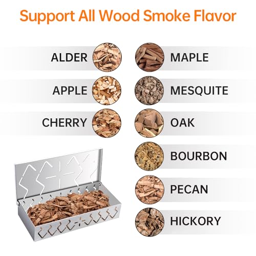 Pariplus Smoker Boxes for Gas Grilling: 2 Pack Stainless Steel Smoke ...