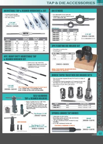 Snapklik.com : 3906-0220 Spring Centered Tap Guide