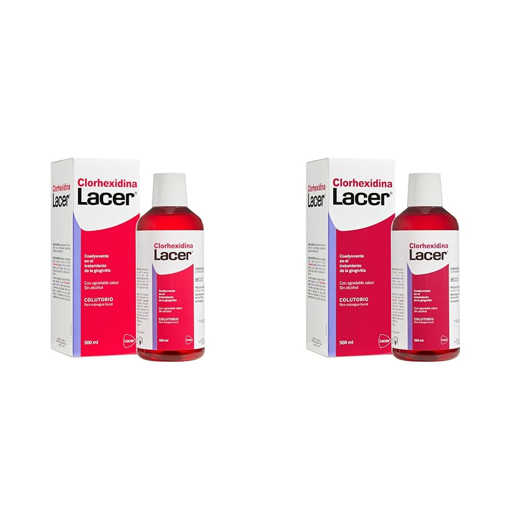CLORHEXIDINA - Colutorio 0,12% 500 ml, Eficaz Antiséptico, Elimina ...