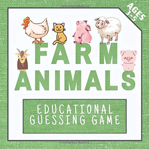 Farm Animals! A Educational Guessing Game: Little Activity Book for ...