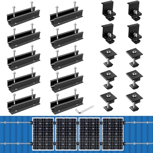 Amazon.com: Anbte Solar Panel Mounting Brackets, Included 10 x 4.72 in ...