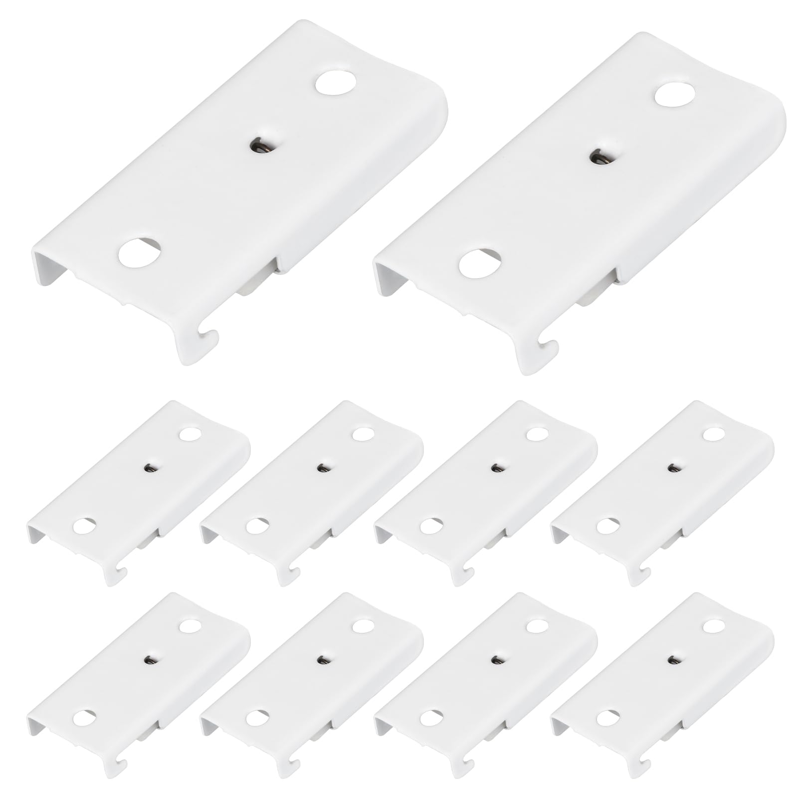 Amazon.com: 10 Pack Ceiling Curtain Track Mount Bracket, Ceiling ...