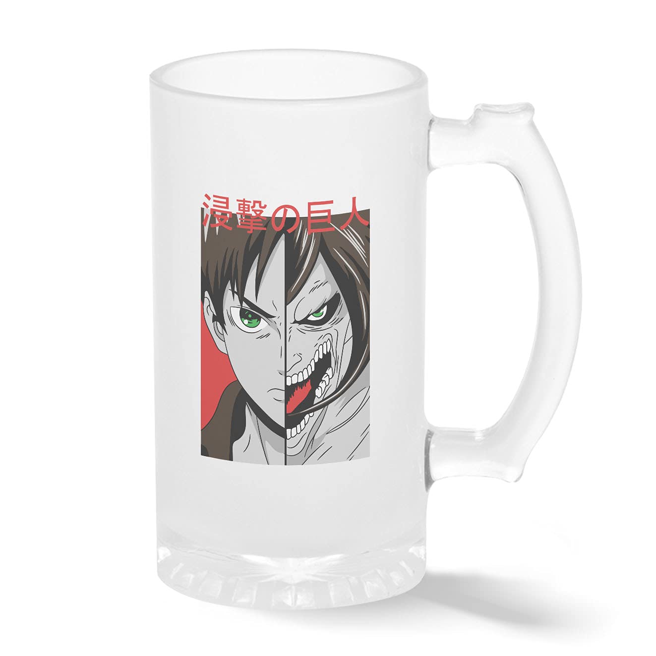 Buy Eren Yeager Anime Inspired by Atttack On Titan Transparent Mug ...
