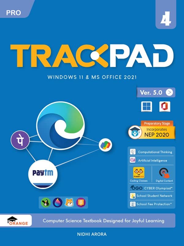 Trackpad Pro Ver. 5.0 Class 4 WINDOWS 11 & MS OFFICE 2021 eBook : Nidhi, Arora: Amazon.in ...