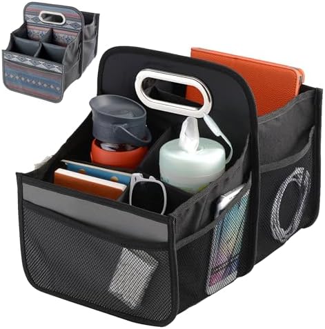 High Road Car Front and Back Seat Organizer with Movable Dividers ...