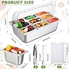 Amazon.com | Tessco Countertop Food Serving Display Container Stainless ...
