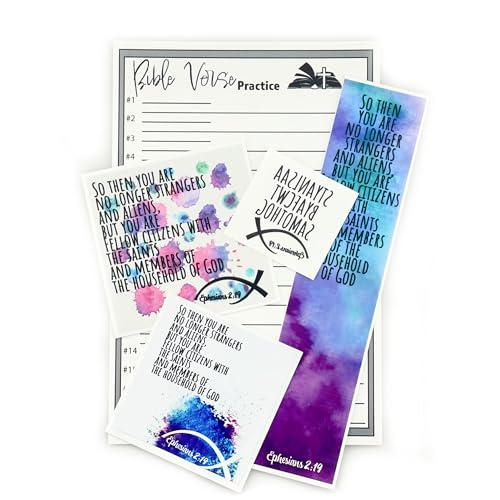 Amazon.com: Bible Verse Memorization Set Aids To Help Memorize Bible ...