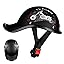 Amazon.co.jp: Bicycle Helmet, Hat-shaped Helmet, Leather, Breathable, Baseball, Adjustable Strap ...