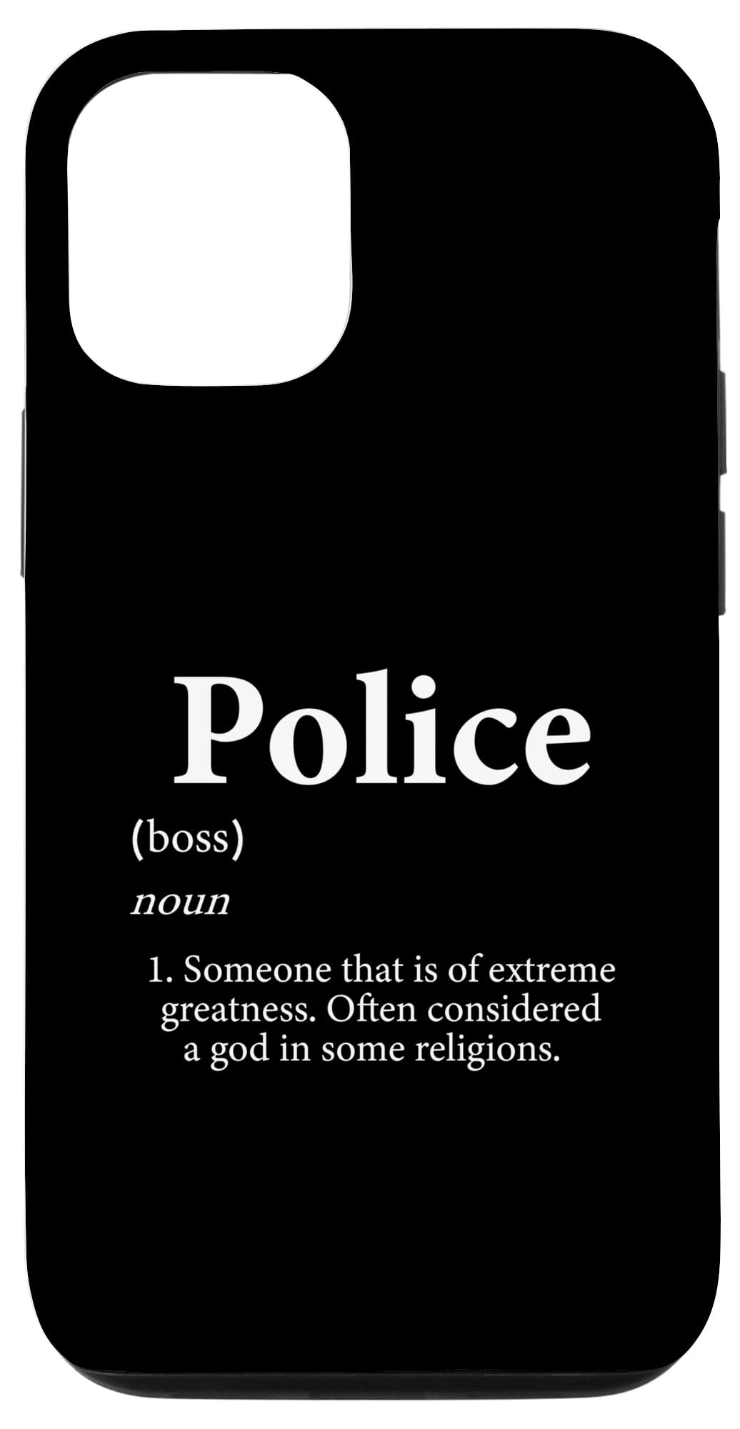iPhone 12/12 Pro Police Definition Funny Law Enforcement Officer Cop ...