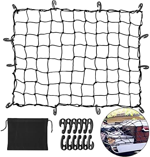 Amazon.com: AKHAL-TEKE Roof Rack Cargo Net for SUV 3' X 4' Stretches to ...