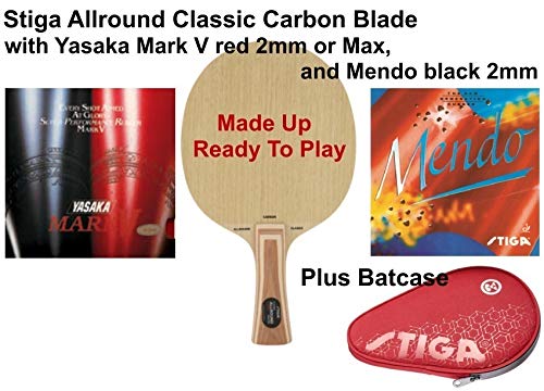 Buy Stiga Table Tennis Bat Allround Classic Carbon Blade with Yasaka ...