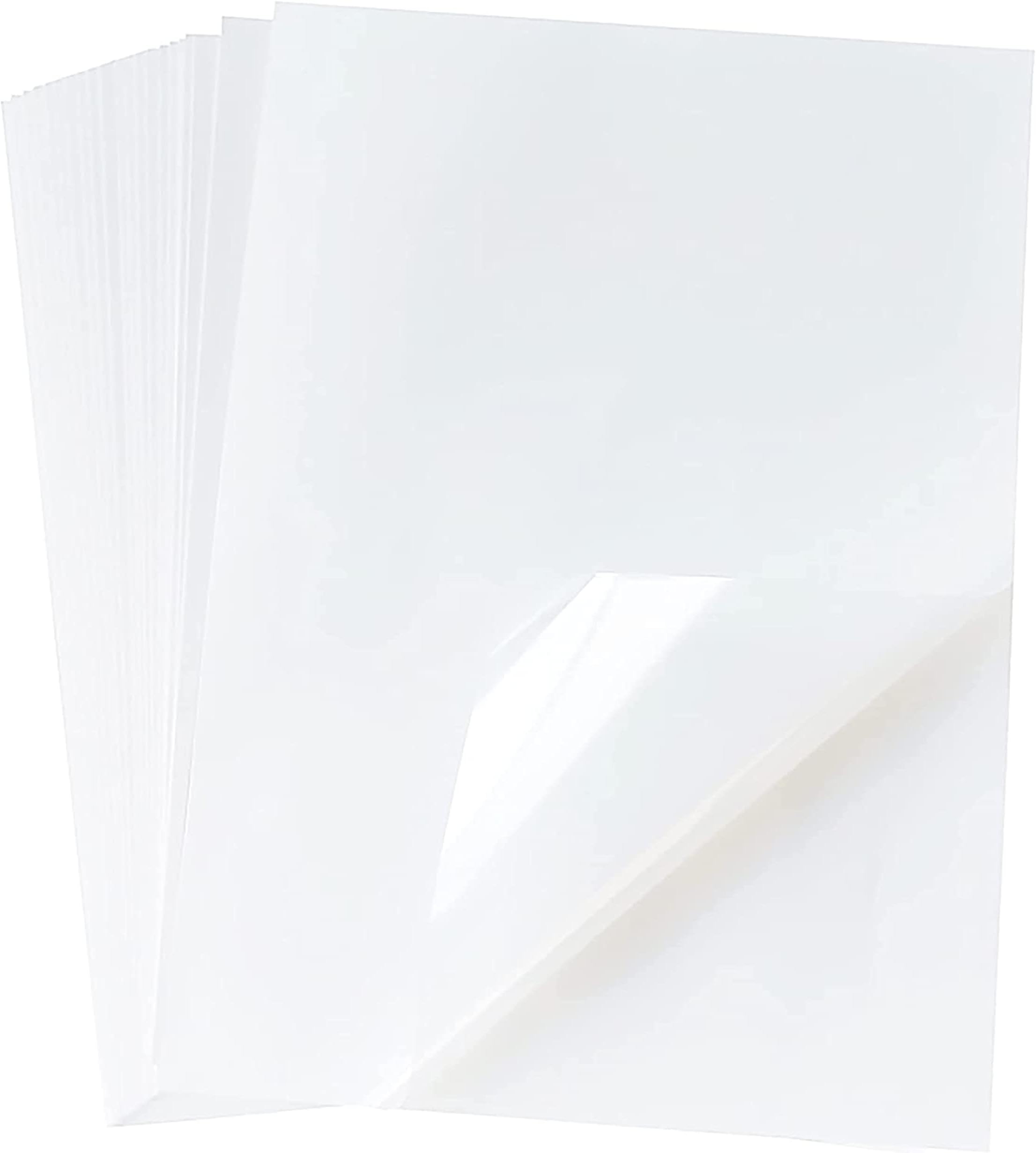 QWORK 50 Blatt Overheadfolie, A4 OHP Folien Overhead Folien Transparent für Laserdrucker ...