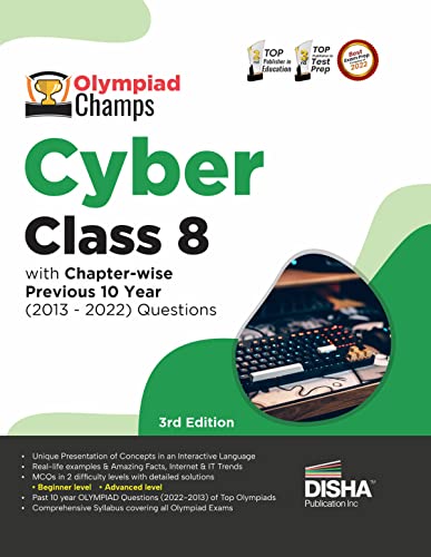 Olympiad Champs Cyber Class 8 with Chapter-wise Previous 10 Year (2013 ...
