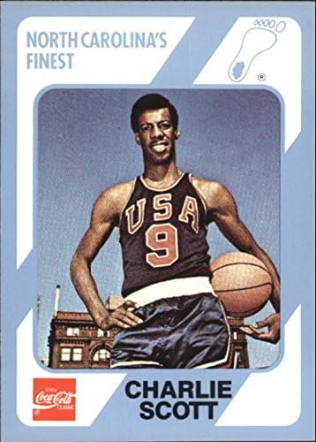 Amazon.com: Charlie Scott Basketball Card (North Carolina) 1989 Collegiate Collection Coca Cola ...