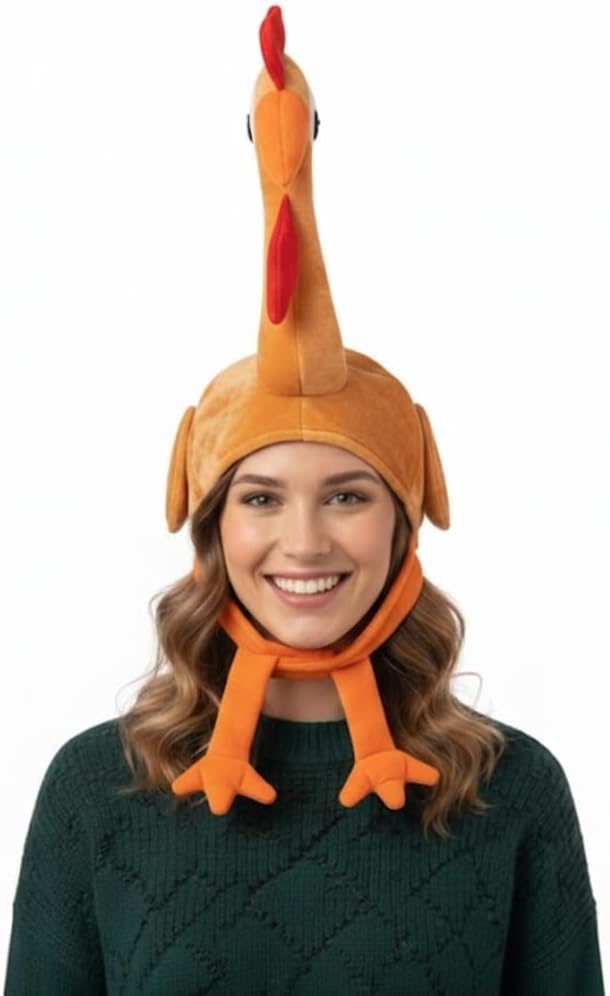 Amazon.com: PMU Thanksgiving Turkey Hat Funny Turkey Headwear for ...