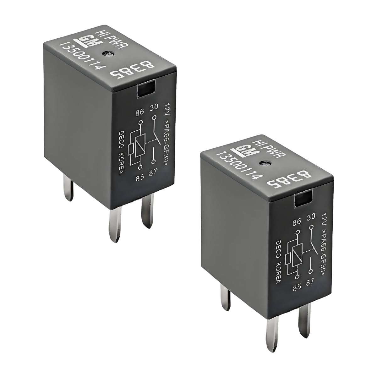 Amazon.com: Wevdn 2 PCS Car Air Conditioning Relay, 13500114/8385 12VDC ...