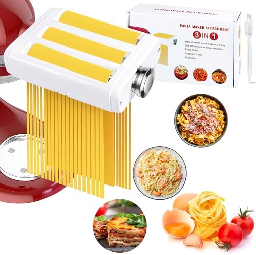 Amazon.com: BFYLIN Pasta Maker Accessories Mixers 3 in 1 Set for ...