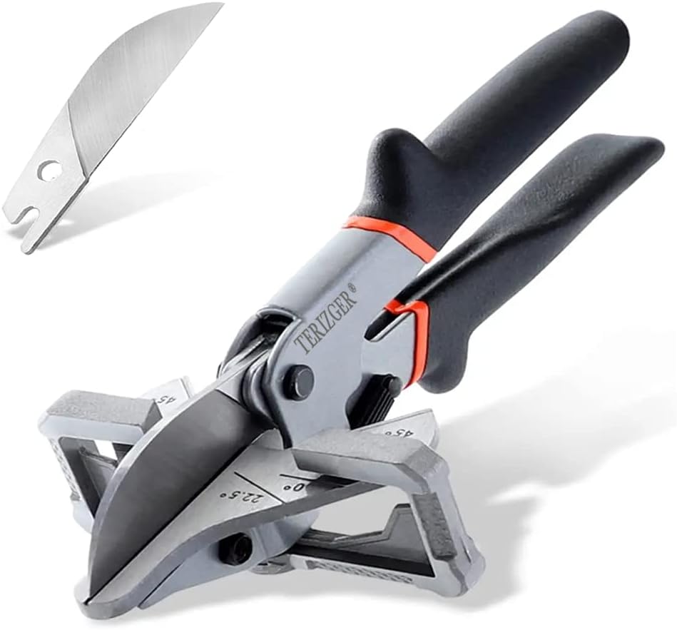 Multi Angle Miter Shear Cutter, 45-135 Degree Adjustable Angle Scissors ...