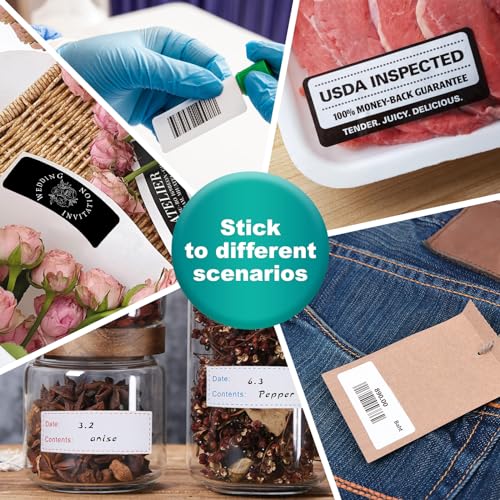 Snapklik.com : Colemoly Address Labels 1x2-5/8 Stikcer Paper 30-UP 500 ...